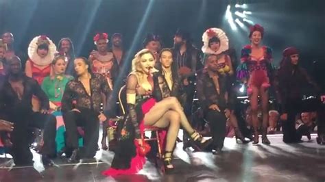 Madonnas Dancer Gets Spanking Amsterdam 05 12 Madonna Rebel Heart