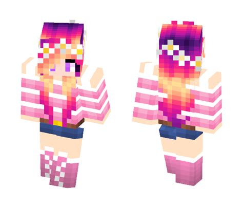 Girl Minecraft Skins Character Video Game Free Png
