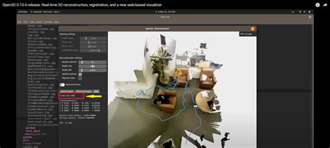 [open3d 0 13 0 version] real time and live 3d reconstruction