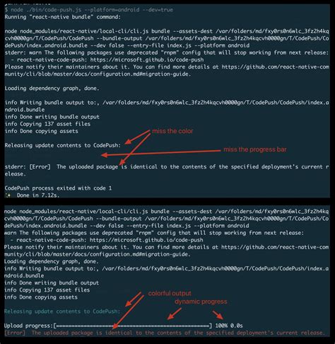 node js how to print the original stdout format of command by using