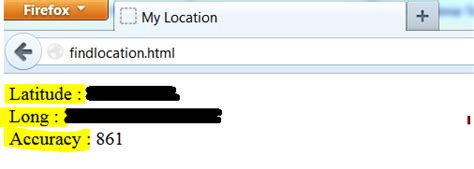 how to determine geolocation in html5 coding defined