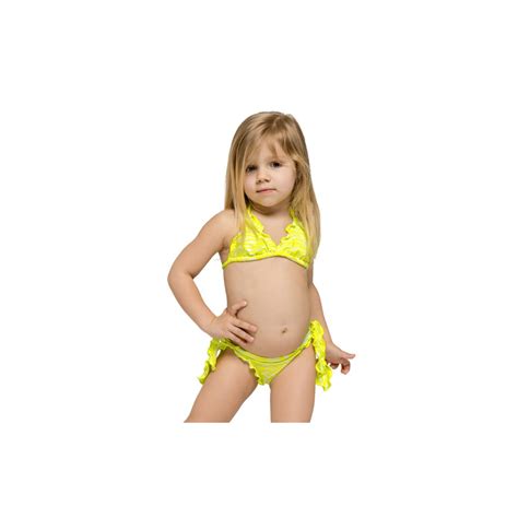 Sundek Bikini Tigrato Giallo Bambina Acquista Online Su Sportland
