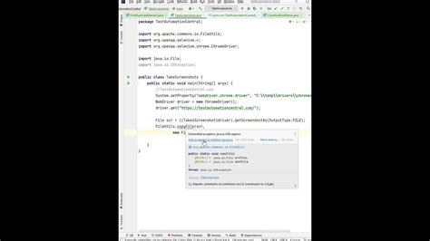 how to take a screenshot in selenium webdriver selenium java