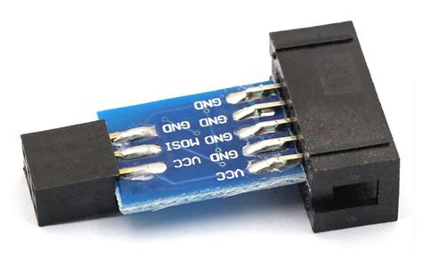usbasp 10 to 6 pin adapter board for atmel avrisp