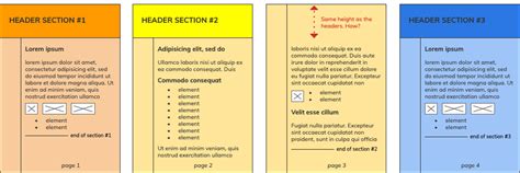 html how to create a top margin after an auto page break with css