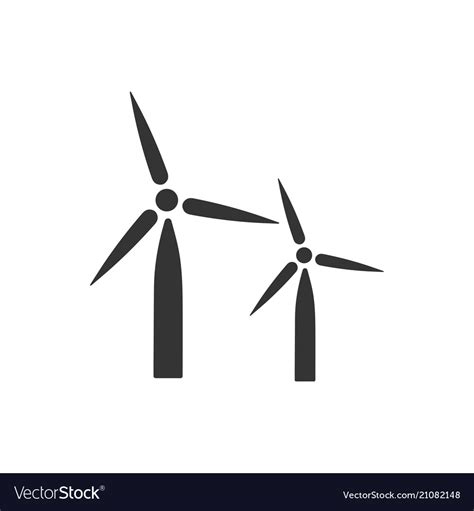 Windmill Icon Royalty Free Vector Image Vectorstock