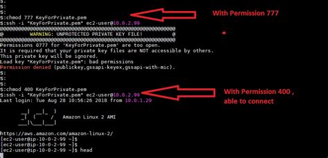 ssh “permissions are too open” error 易学教程