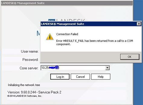 error hresult e fail has been returned from a call to a com component