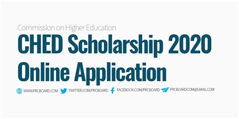 Ched Scholarship 2020 Online Application Requirements Guide