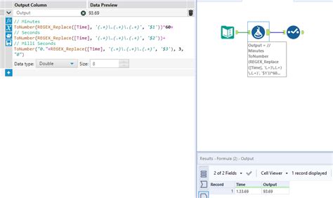 solved min sec milli string to sec milli numeric field alteryx
