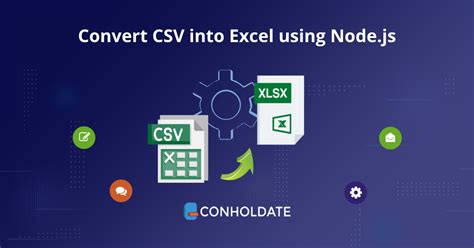 convertir csv en excel en utilisant node js