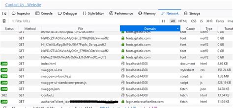 core swagger ui using swasbuckle is getting me cors origin