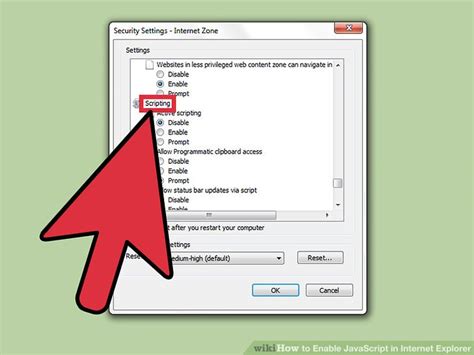 how to enable javascript in internet explorer 11 steps