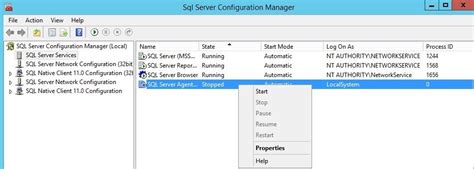 how do i enable sql server agent service ask garth
