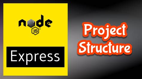 project folder structure in express youtube