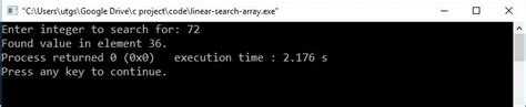 Linear Search In C Programming Program And Explanation