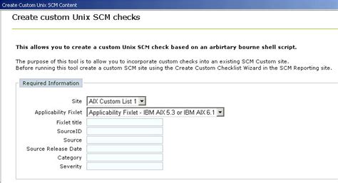 creating custom unix security configuration management content