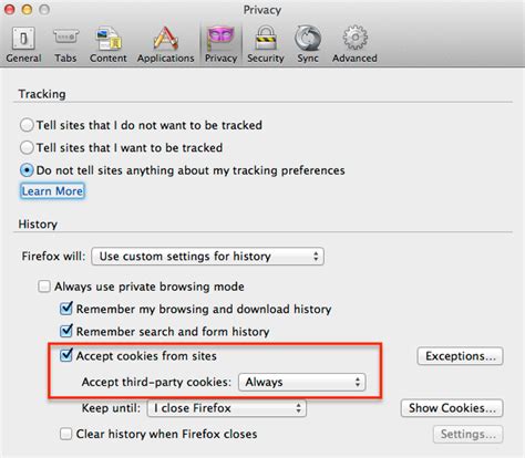 enable cookies and javascript mac os x techweb boston university