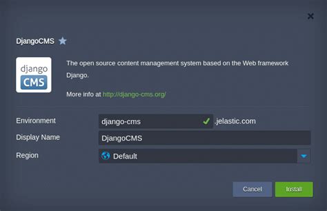 django cms and python based cloud hosting with jelastic