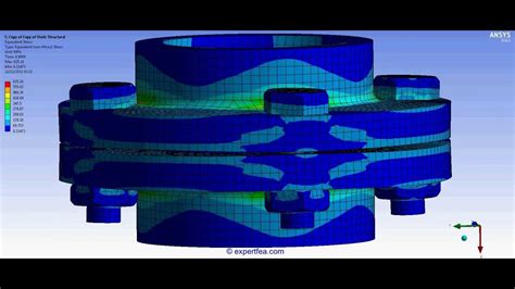 ansys tutorial 19 finite element analysis of the verification of m10