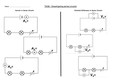 gcse aqa physics p4 5 series circuits by nteach teaching
