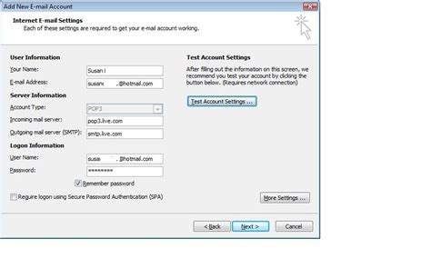 solved receive the error message sent test e mail message none of