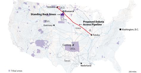Dakota Access Pipeline Map