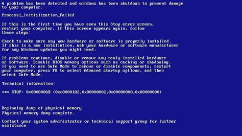 fix critical service failed bsod error in windows 10