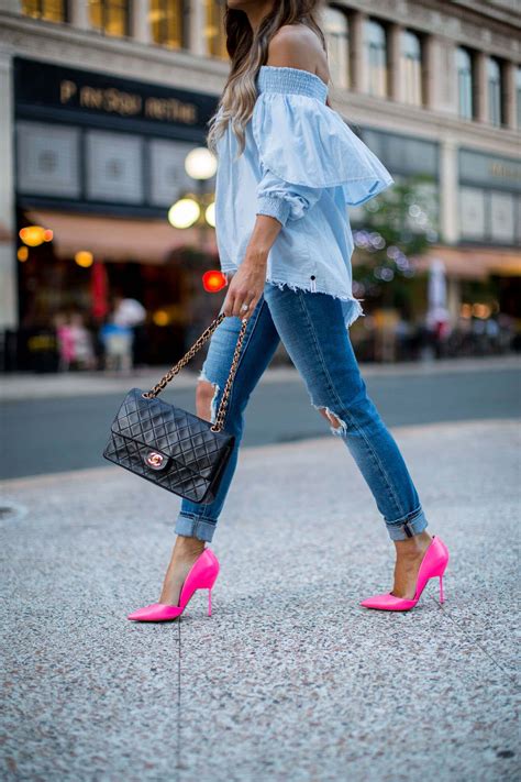 How To Style Hot Pink Heels Top 15 Ladylike Attractive Outfit Ideas