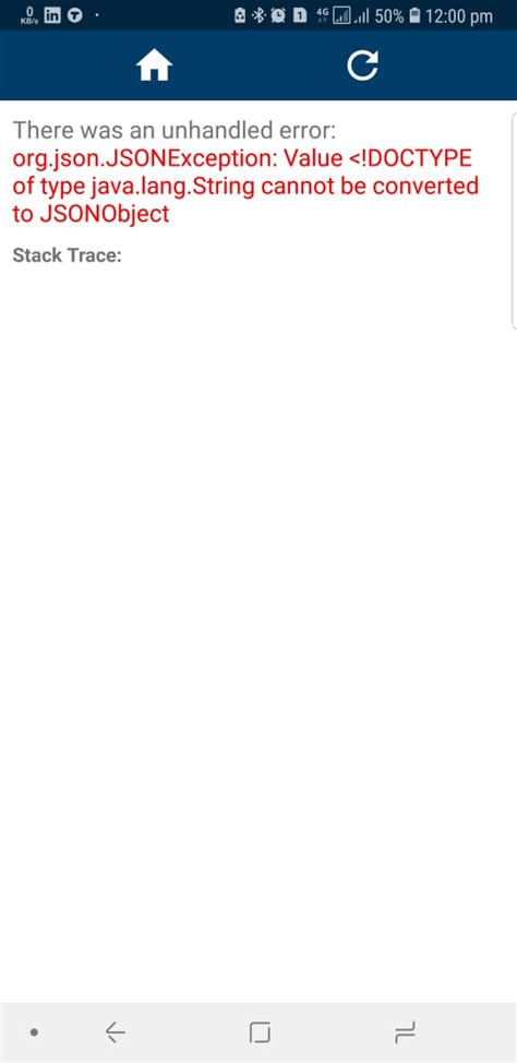 cannot run app on device string cannot be converted to