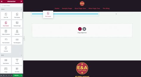 how to create sidebar templates with hello theme elementor