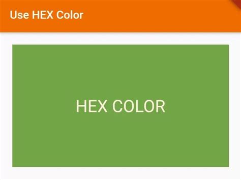 flutter how to use hexadecimal color with opacity hexadecimal color