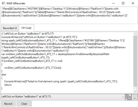 getting started appium telerik ui for winforms