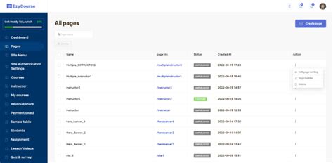 develop a drag and drop website builder using reactjs nextjs nodejs and