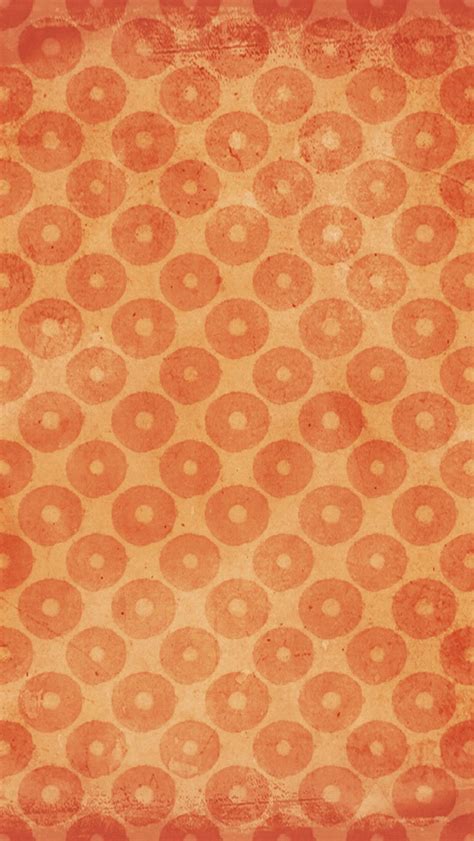 Free Download Vintage Orange Pattern Wallpaper Free Iphone Wallpapers