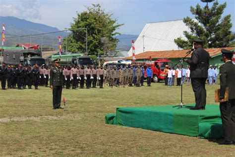 Dandim 1702 Jwy Bertindak Sebagai Irup Dalam Upacara Hut Tni Ke 77 Di