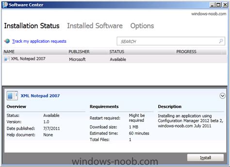 using sccm 2012 beta 2 in a lab part 4 application installation