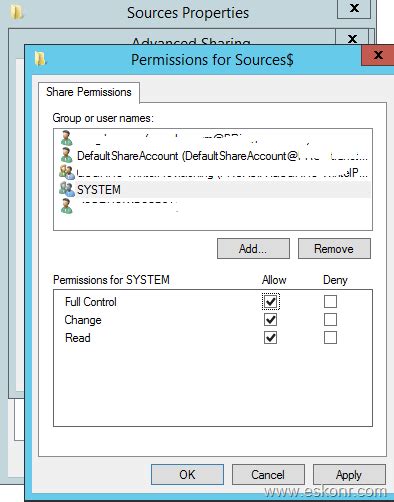 sccm configmgr the source directory doesn t exist or the sms service