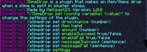 overview slimedrop bukkit plugins projects bukkit