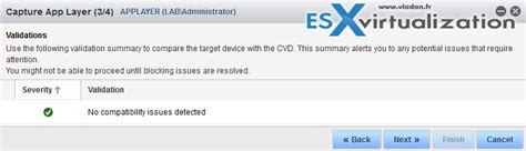 how to capture a vmware mirage application layer esx virtualization