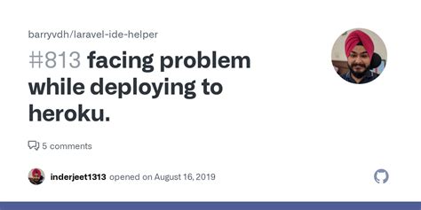 facing problem while deploying to heroku · issue 813 · barryvdh