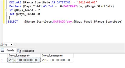 sql server get the week number of a given date week start from
