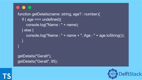 question mark operator in typescript delft stack