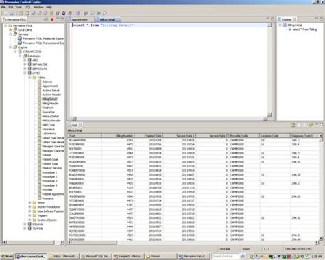 sql server how to import data from pervasive connect sql