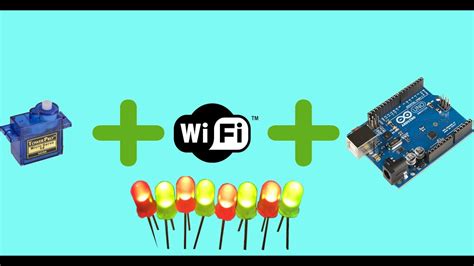 arduino uno and esp8266 control servo motor using wifi smartphone