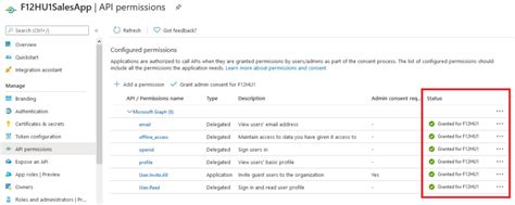 grant admin consent to an azuread application via powershell f12