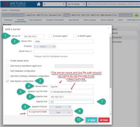 apache server 2 4 monitoring setup arcturus technologies
