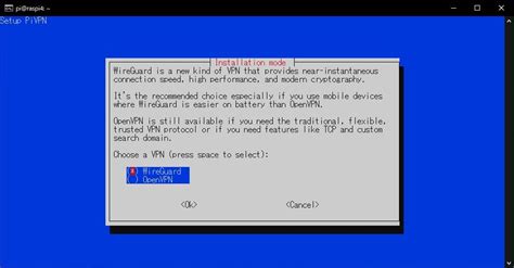 【raspberry pi】pivpn wireguard をインストール 技術メモ