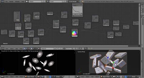 cycles render engine create procedural spiral pattern blender stack