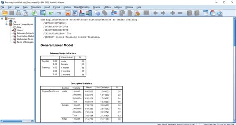 How To Run Two Way Manova Test In Spss